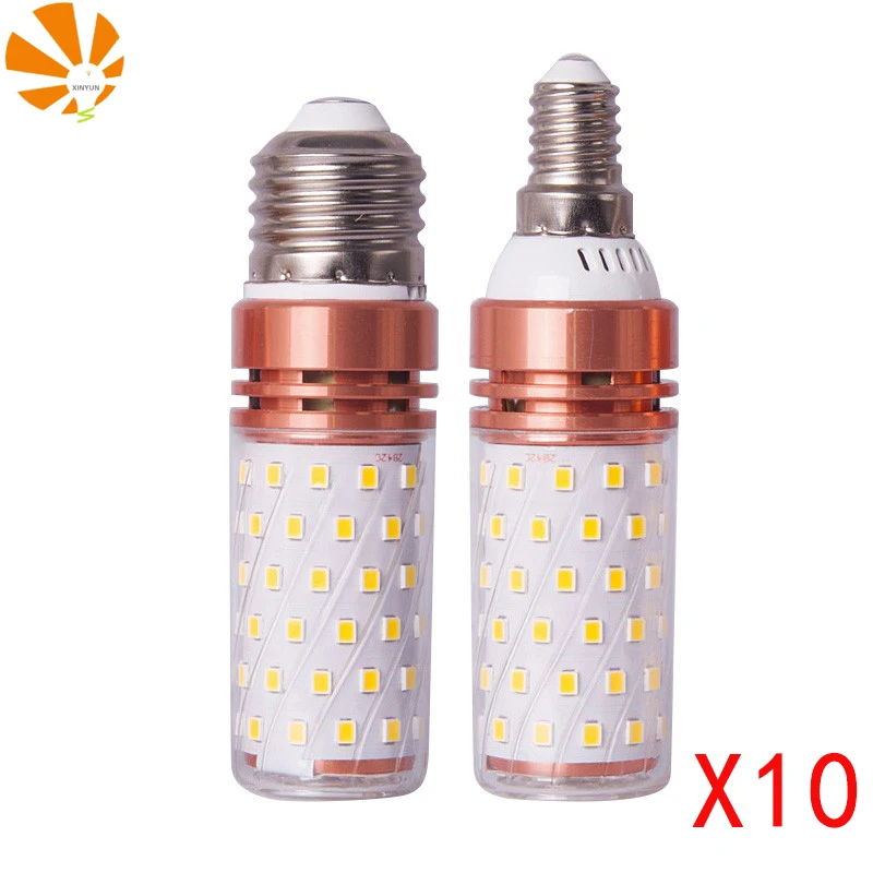 10pcs 220V Led Lamp Bulb E14 Led Candle Light Bulb E27 Table Corn Lamp ...