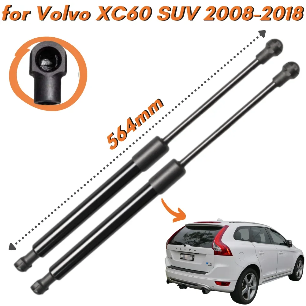 Qty-2-Carbon-Fiber-Trunk-Struts-for-Volvo-XC60-SUV-2008-2018-Rear ...