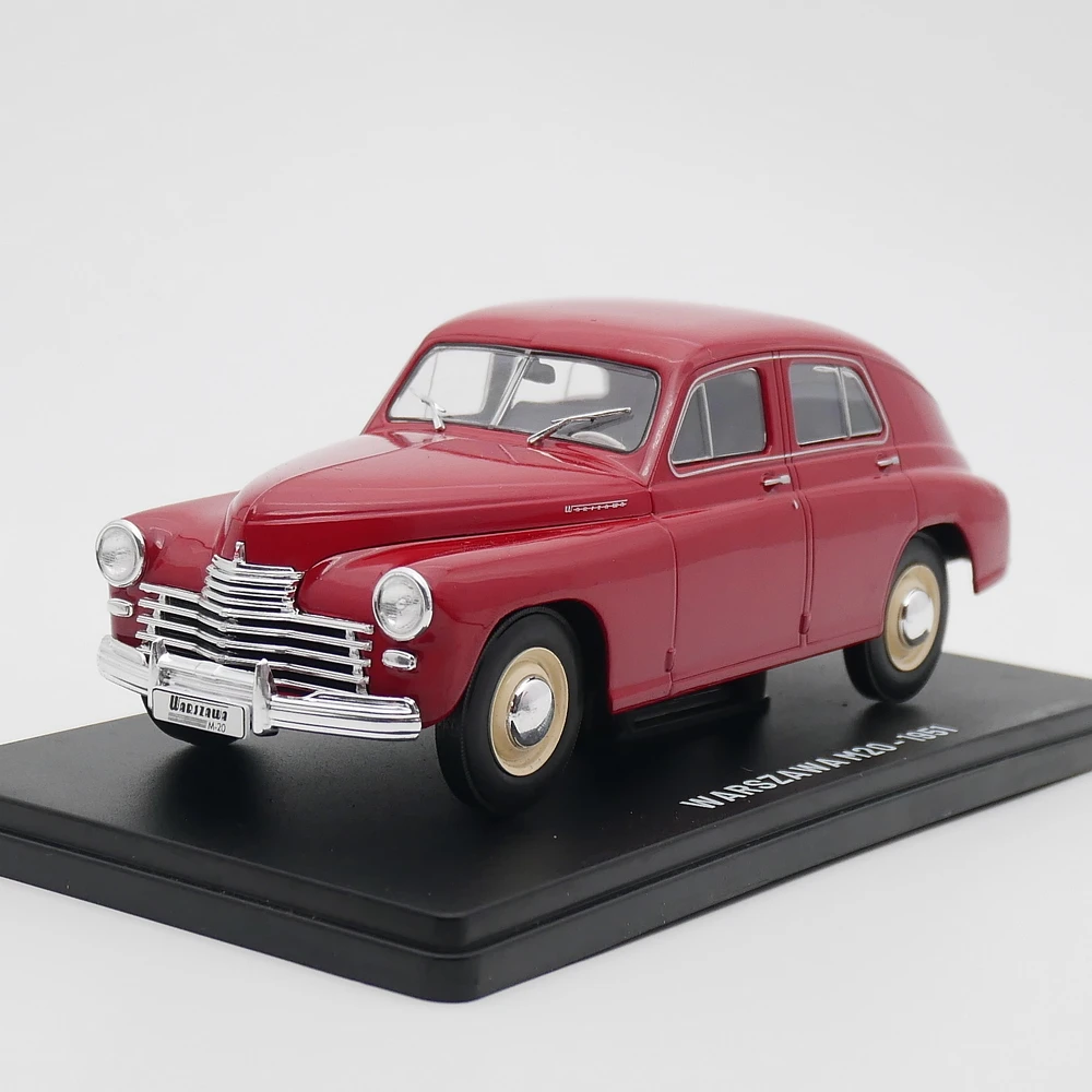 Ixo 1:24 Warszawa M20 1951 Diecast Car Model Metal Toy Vehicle ...