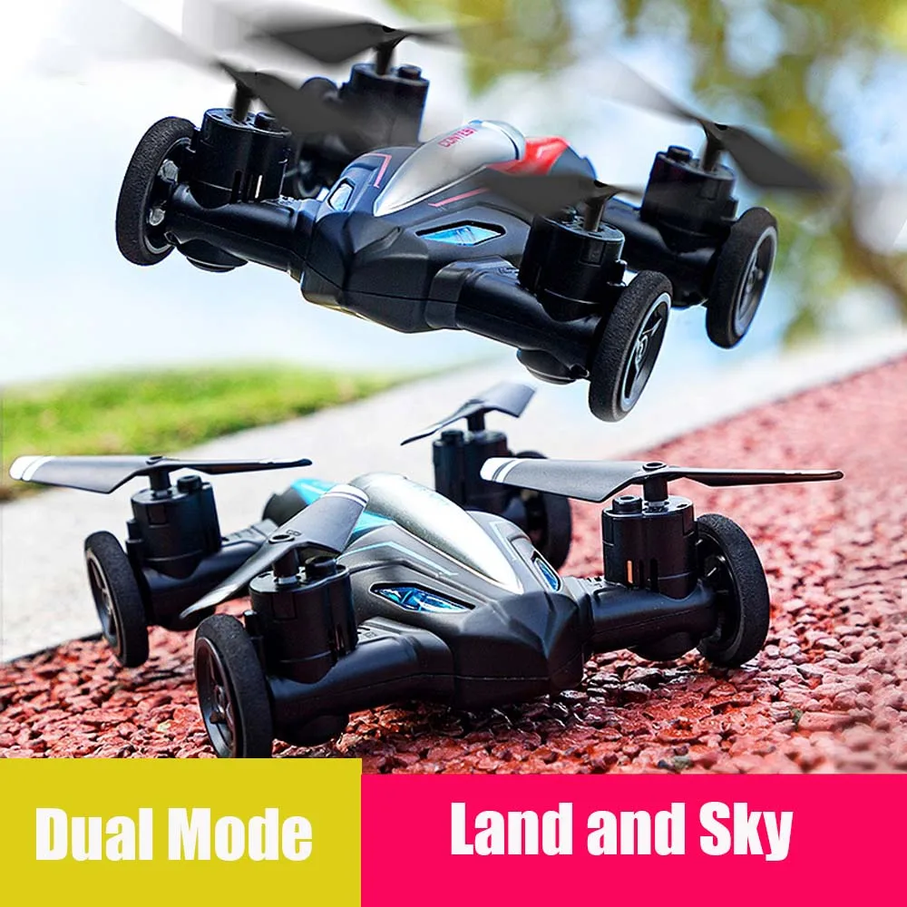 TOSR KB-68 Land-Air Drone 4K HD Camera RC Car Helicopter FPV Foldable ...