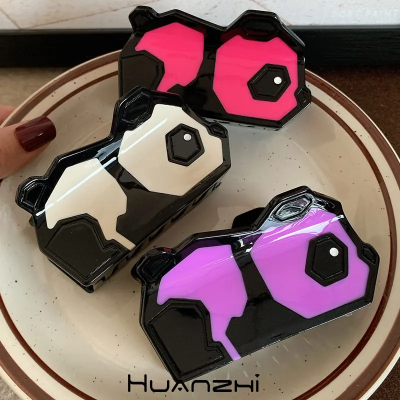 Geometry-Acetic-Acid-Animal-Irregular-Cute-Panda-Resin-Hair-Claw-for ...