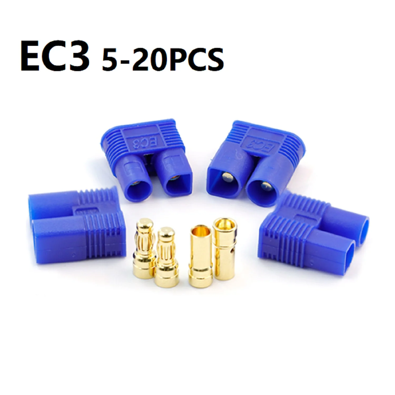 5-20pcs EC3 Battery Connector Plugs EC3 Male Female Banana Plug ...