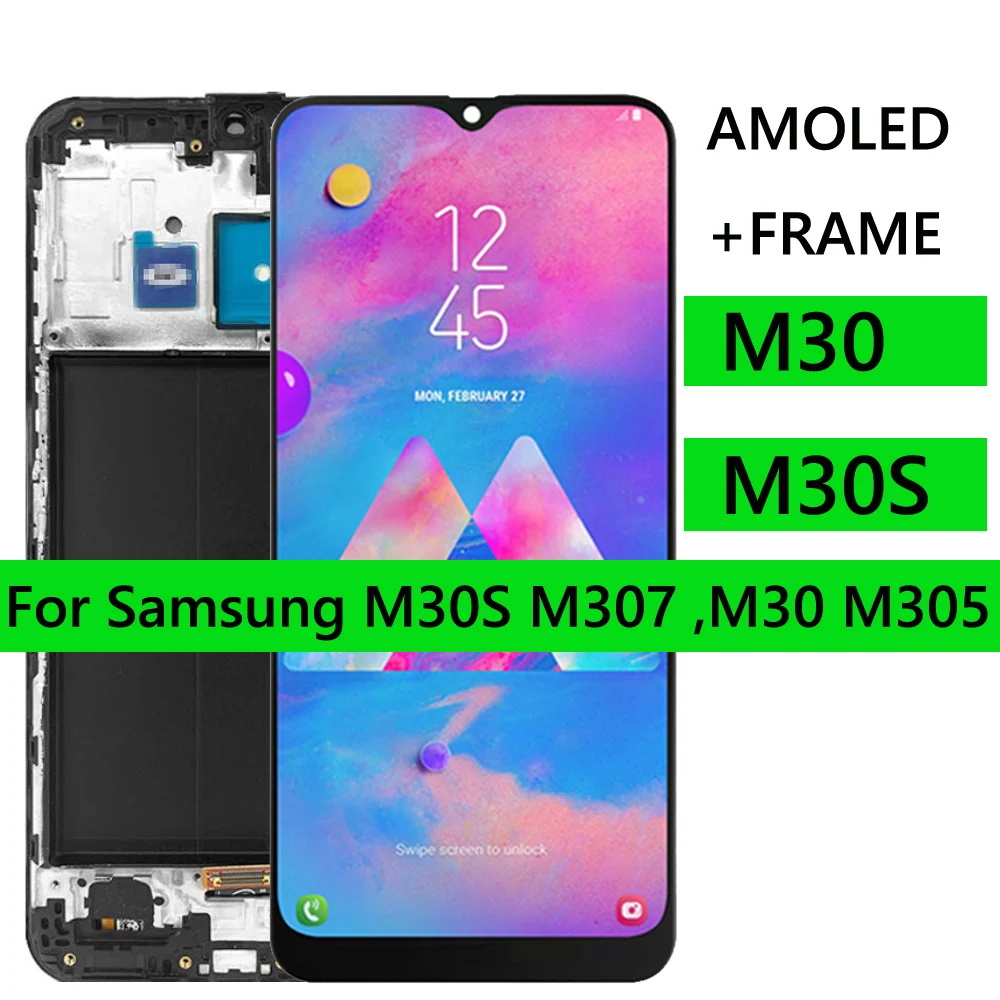 Amoled-LCD-Display-M-dulos-para-Samsung-Galaxy-Touch-Screen-Substitui-o ...