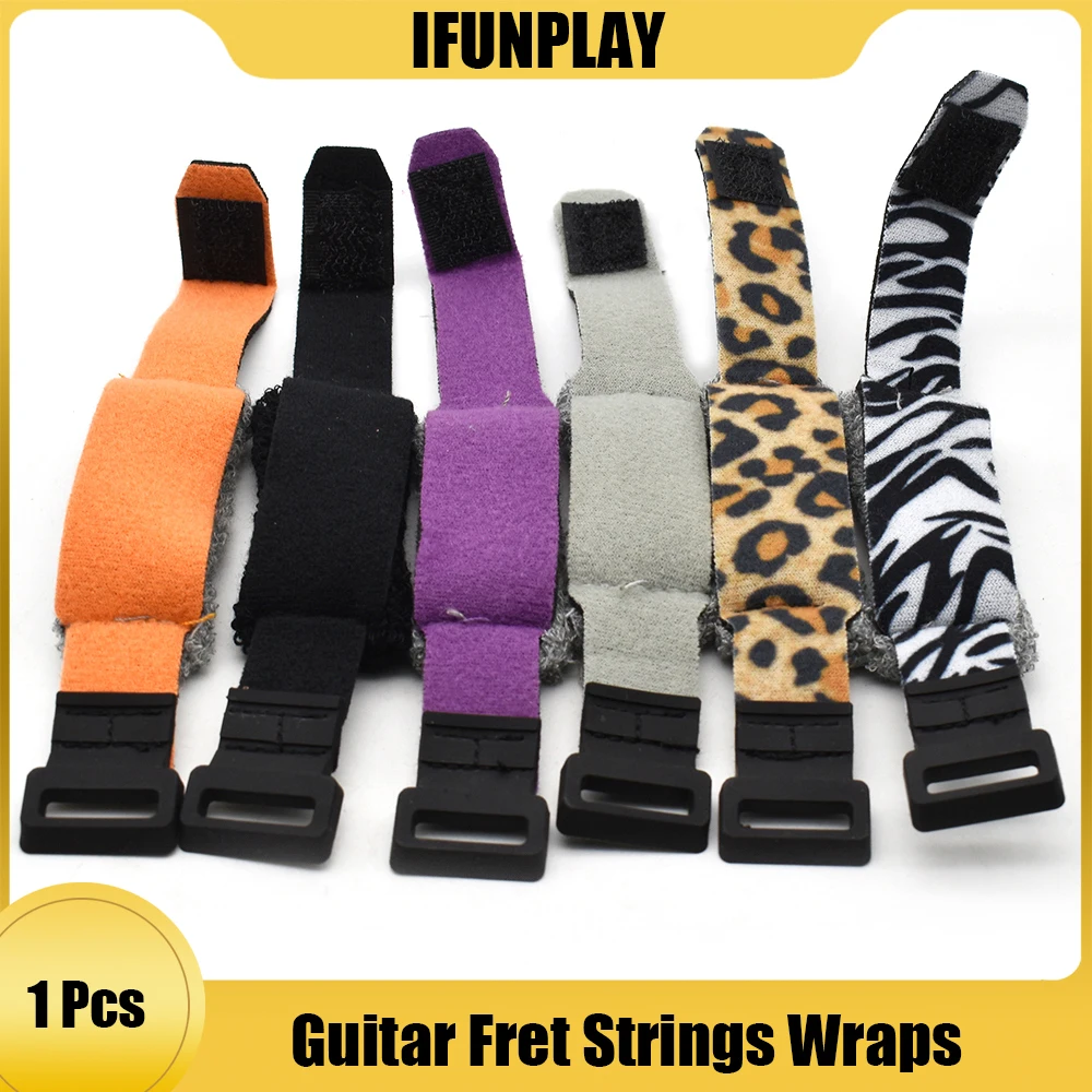 Guitarra-Fingerboard-Wrap-String-Mute-Strap-Muter-Fretboard-Muing-Wraps ...
