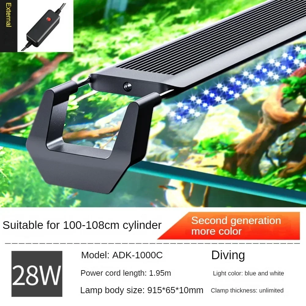 Full-Spectrum-LED-Aquarium-Light-With-Extendable-Brackets-Fish-Tank-LED ...