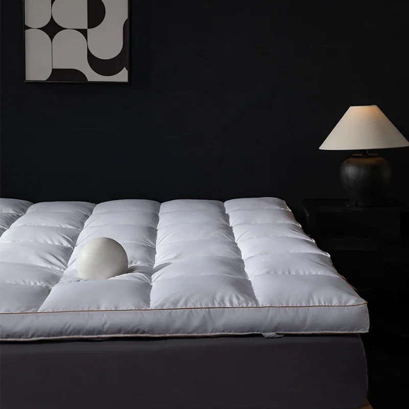Goose Down Mattress Topper with 95% Down - 800FP High Loft - Anti-Leak ...