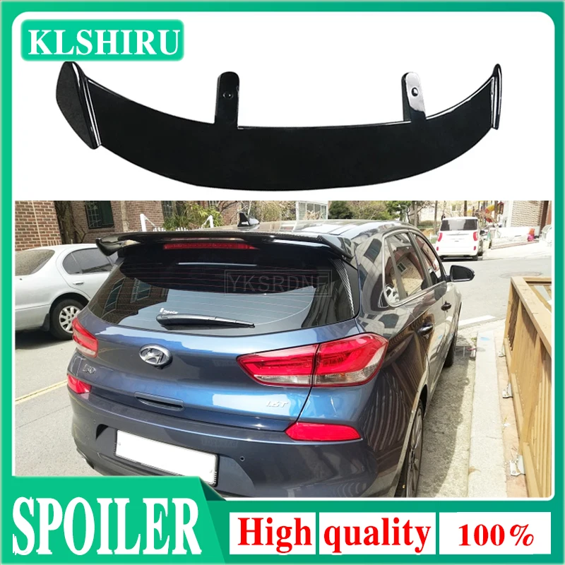 KLSHIRU-For-Hyundai-I30-I20-spoiler-high-quality-ABS-Carbon-fiber ...
