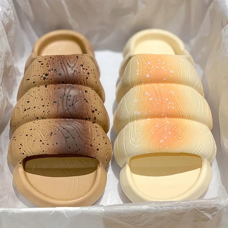 Bread-slippers-women-summer-Unisex-home-slippers-indoor-Batrh-non-slip ...