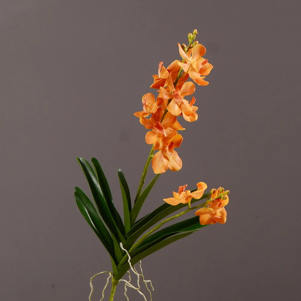 2-The-Fork-Artificial-Vanda-Orchids-Real-Touch-High-Quality-Orchid-With ...