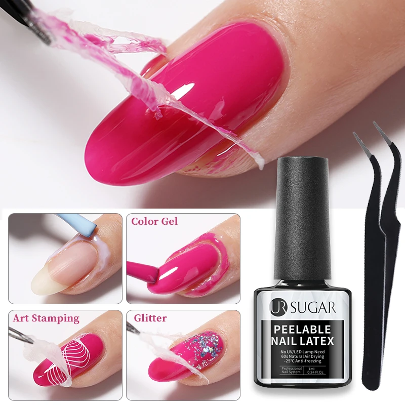 UR-SUGAR-7ml-Peelable-Nail-Latex-Anti-overflow-Skin-Nail-Care-Tools ...