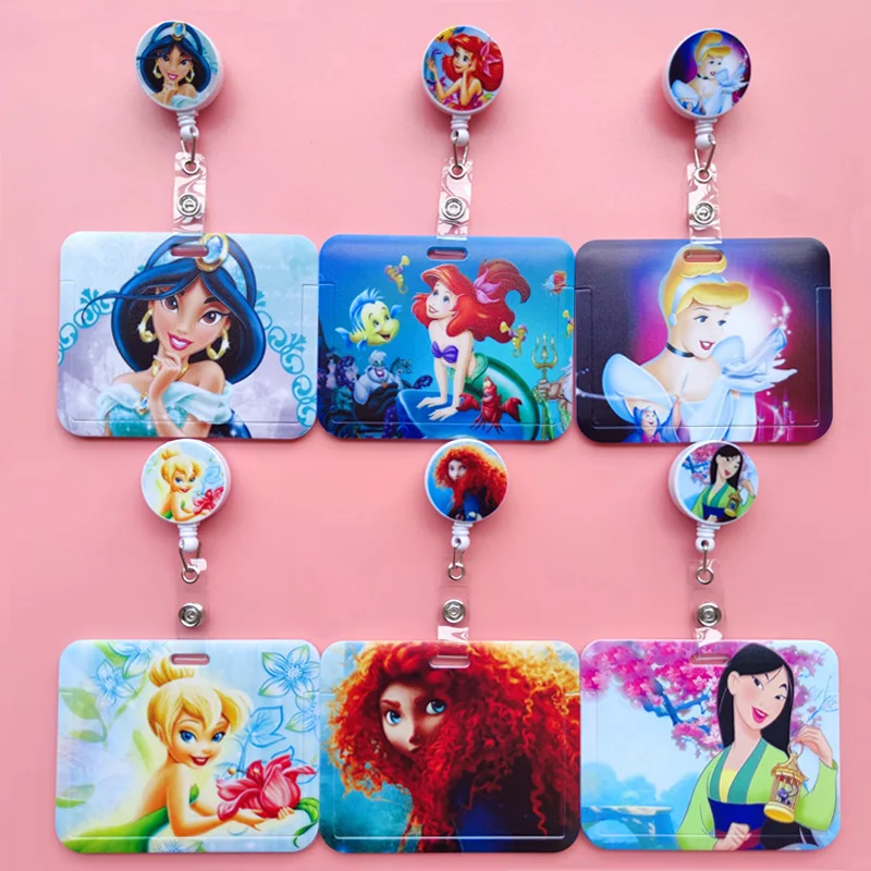 Disney Princess Cute Work Card Clip Doctor Nurse Id Name Badge Reel ...
