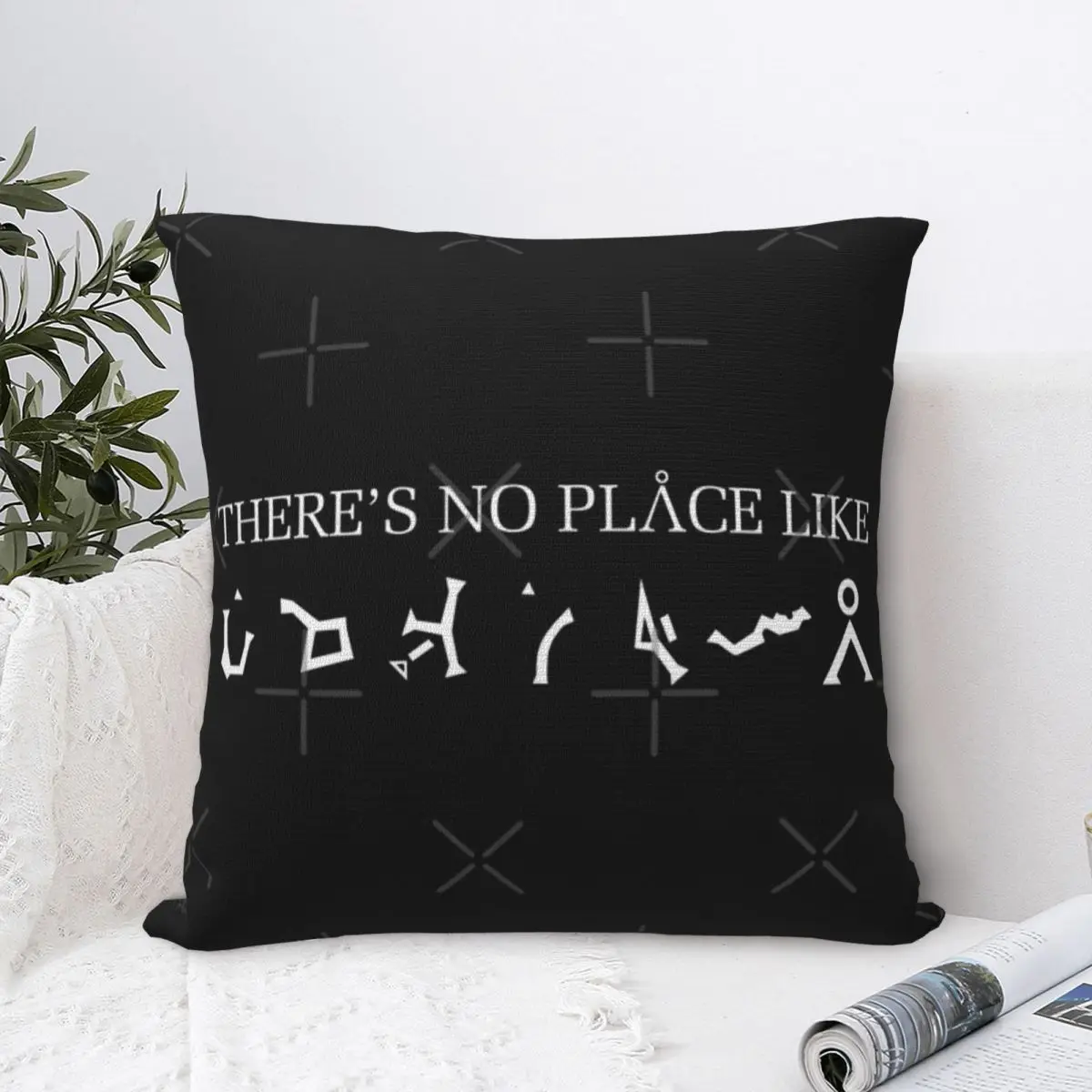 Stargate-Theres-No-Place-Like-Earth-White-Letters-Pillow-Case-Pillow ...