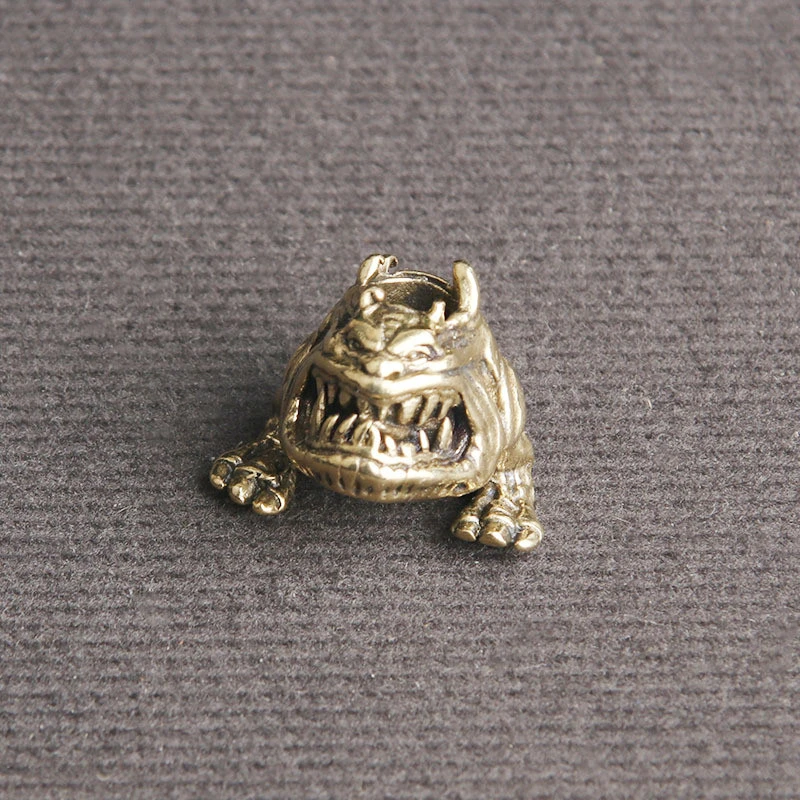 Goblin Orc Head Sculpture Outdoor Knife Beads EDC Paracord Lanyard ...