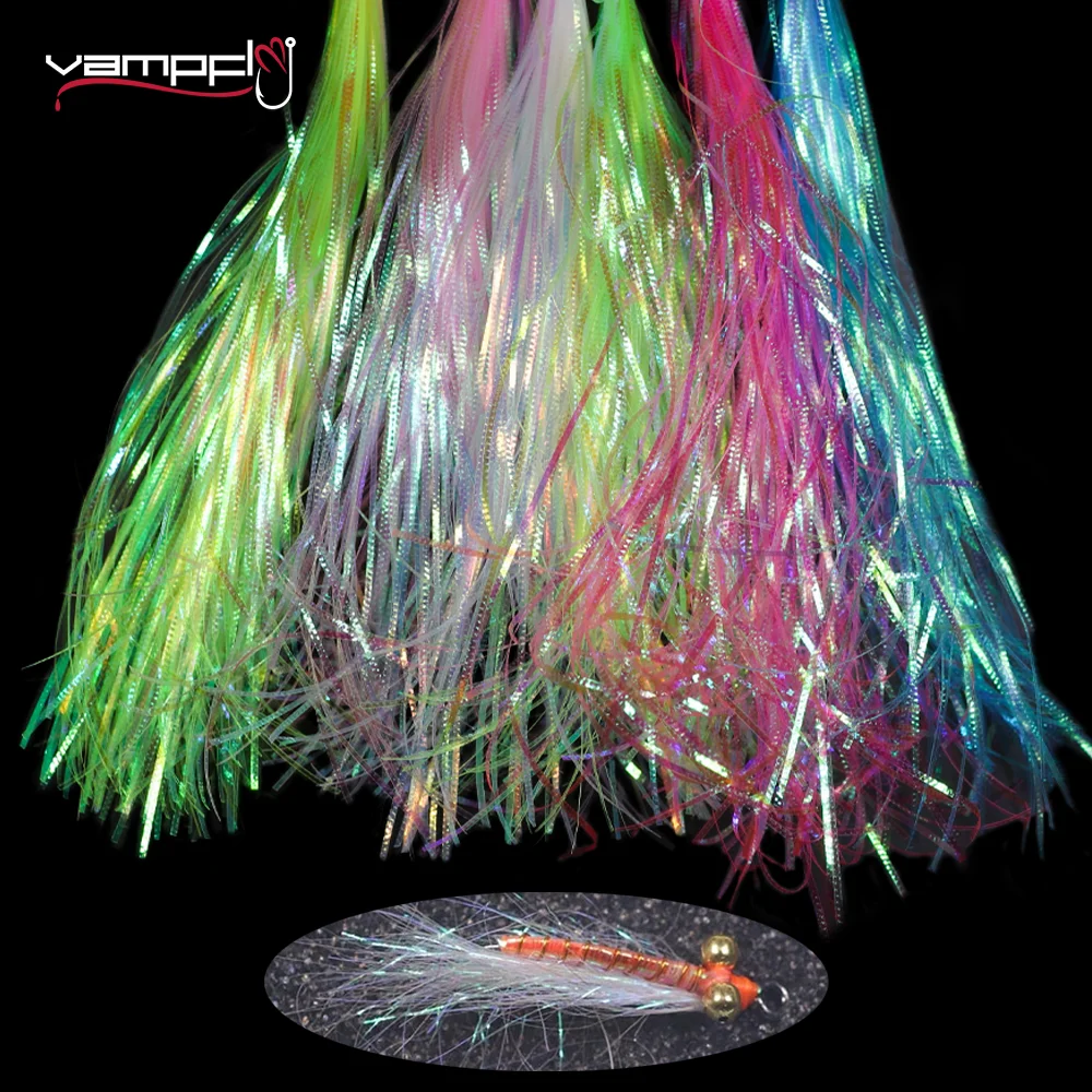 Vampfly-Corrugated-Flash-Strands-Gliss-Glow-Flash-Tinsel-Synthetic-Fly ...