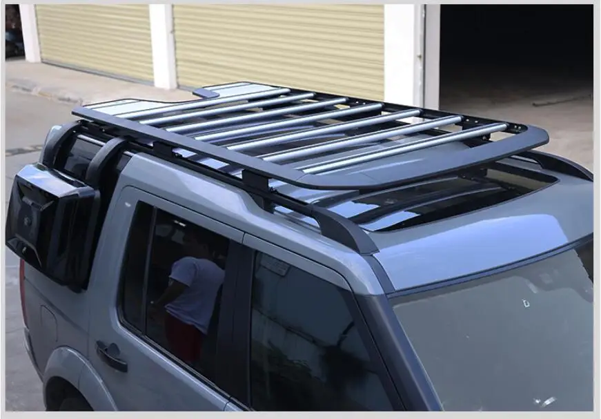Aluminum-Alloy-Top-Roof-Rack-Rail-Luggage-Boxes-Bar-For-Land-Rover ...