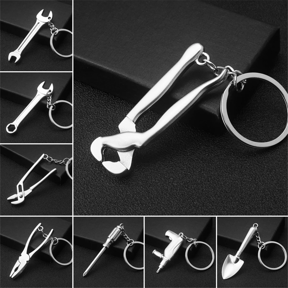 Keychains-For-Men-Car-Bag-KeyRing-Combination-Tool-Portable-Mini ...
