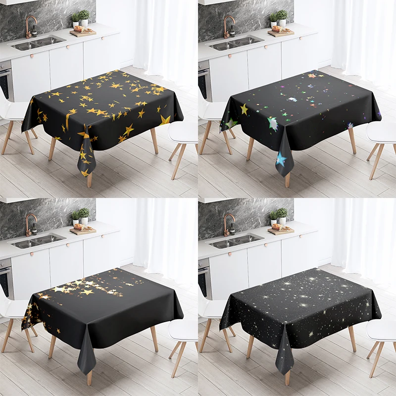 Stars-Tablecloths-Camping-Party-Tablecloth-Stain-Resistant-Waterproof ...