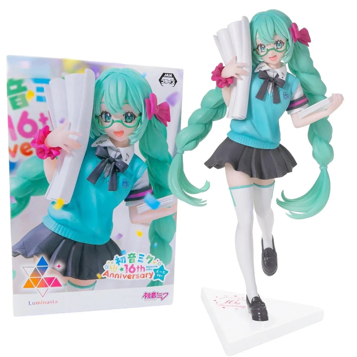 19CM-Anime-Hatsune-Miku-16th-Anniversary-Commemorative-School-Uniform ...