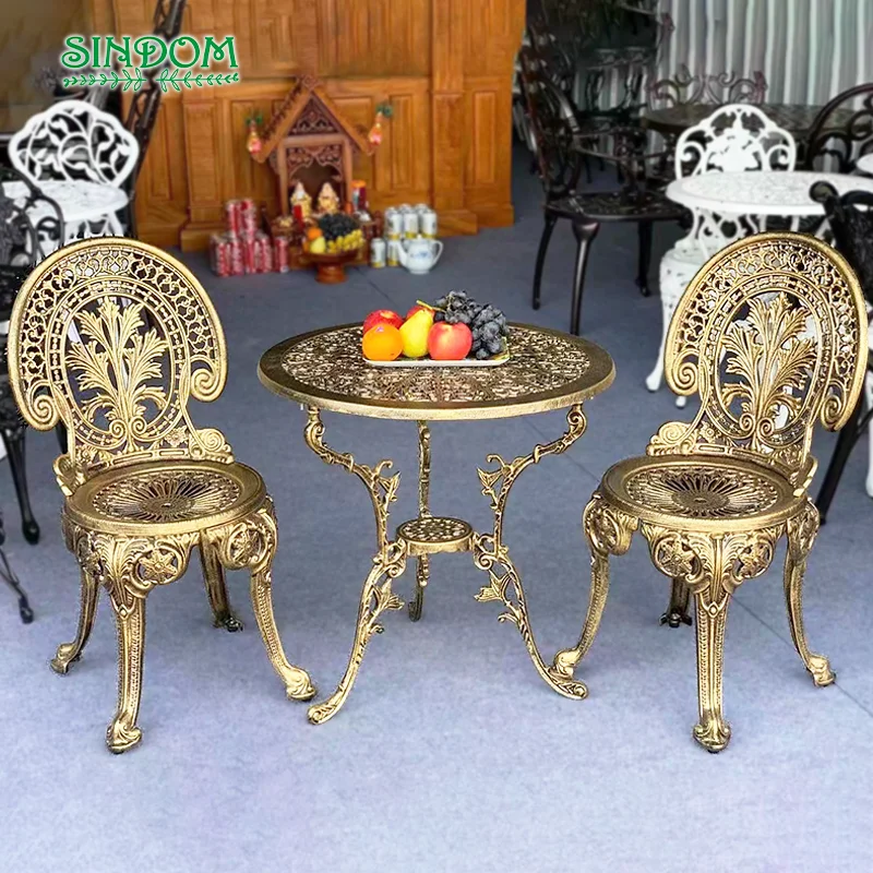 Back-Yard-Balcony-Gold-2-Chairs-Outdoor-Funiture-Set-Metal-Garden-Table ...