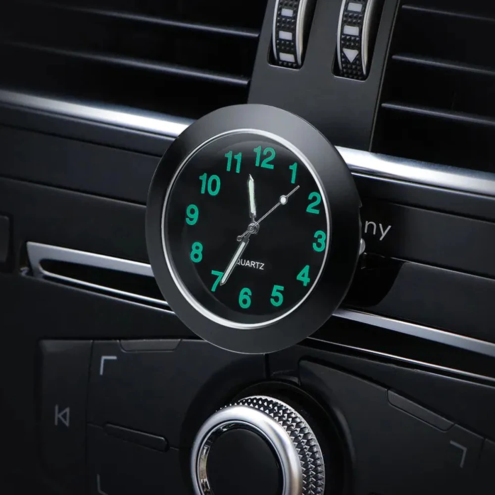 Car Clock Luminous Automobiles Internal Stick-On Mini Digital Watch ...