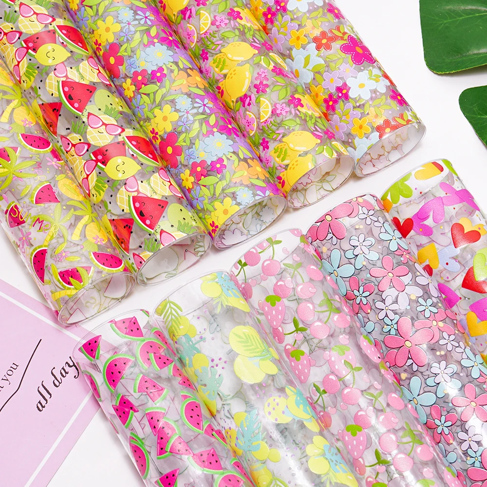 Transparent-PVC-Film-Iridescent-Faux-Leather-Sheets-Vinyl-Dream-Jelly ...