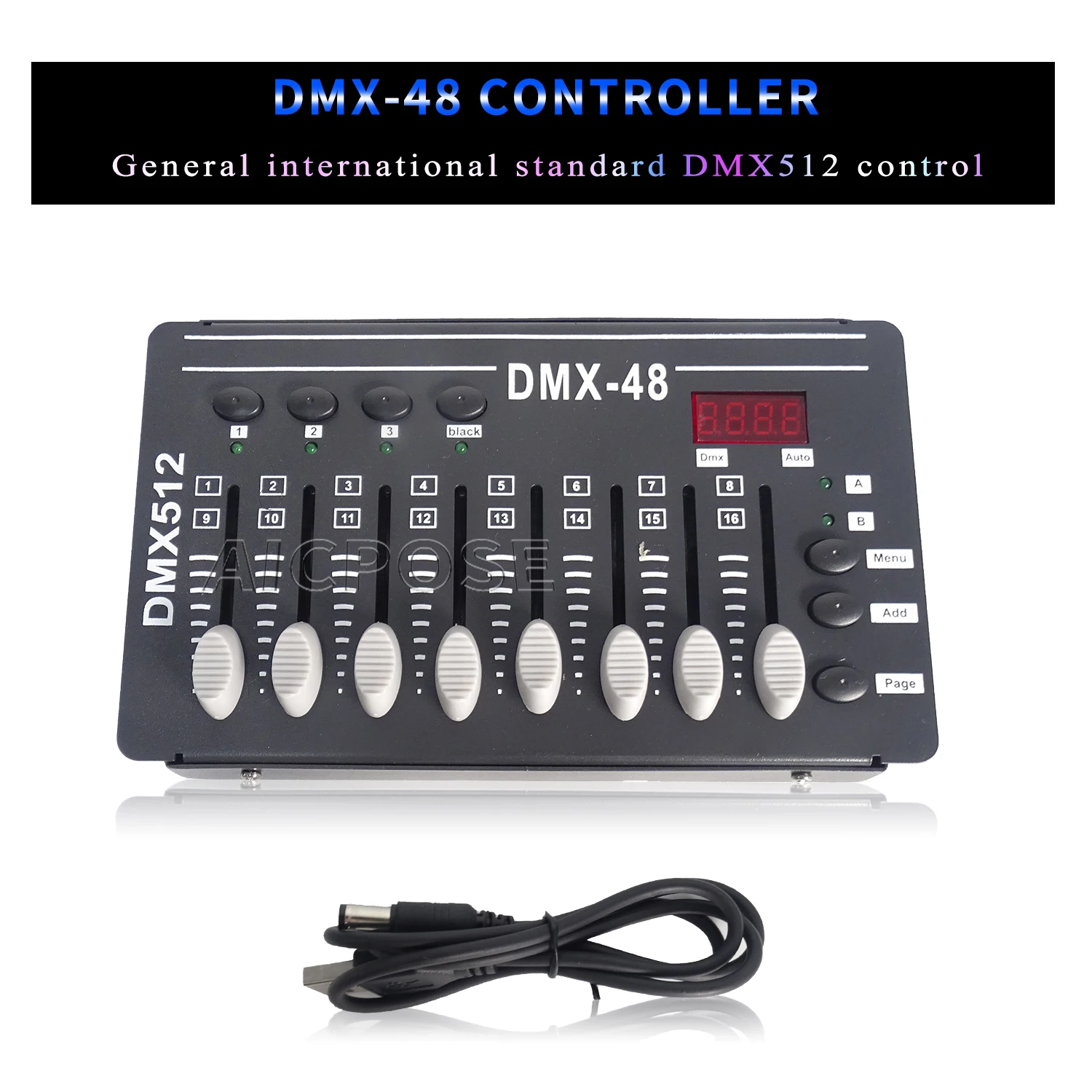 Mini-DMX-Controller-LED-Par-Light-DJ-Light-Console-DMX-48-Console-Universal-International ...
