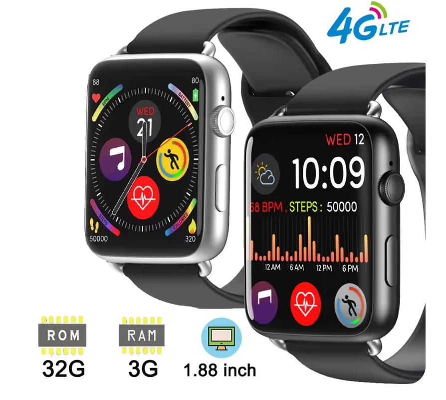 DM20-Android-4G-Smart-Watch-4GB-64GB-1-88-Inch-IPS-Screen-Android-7-1 ...