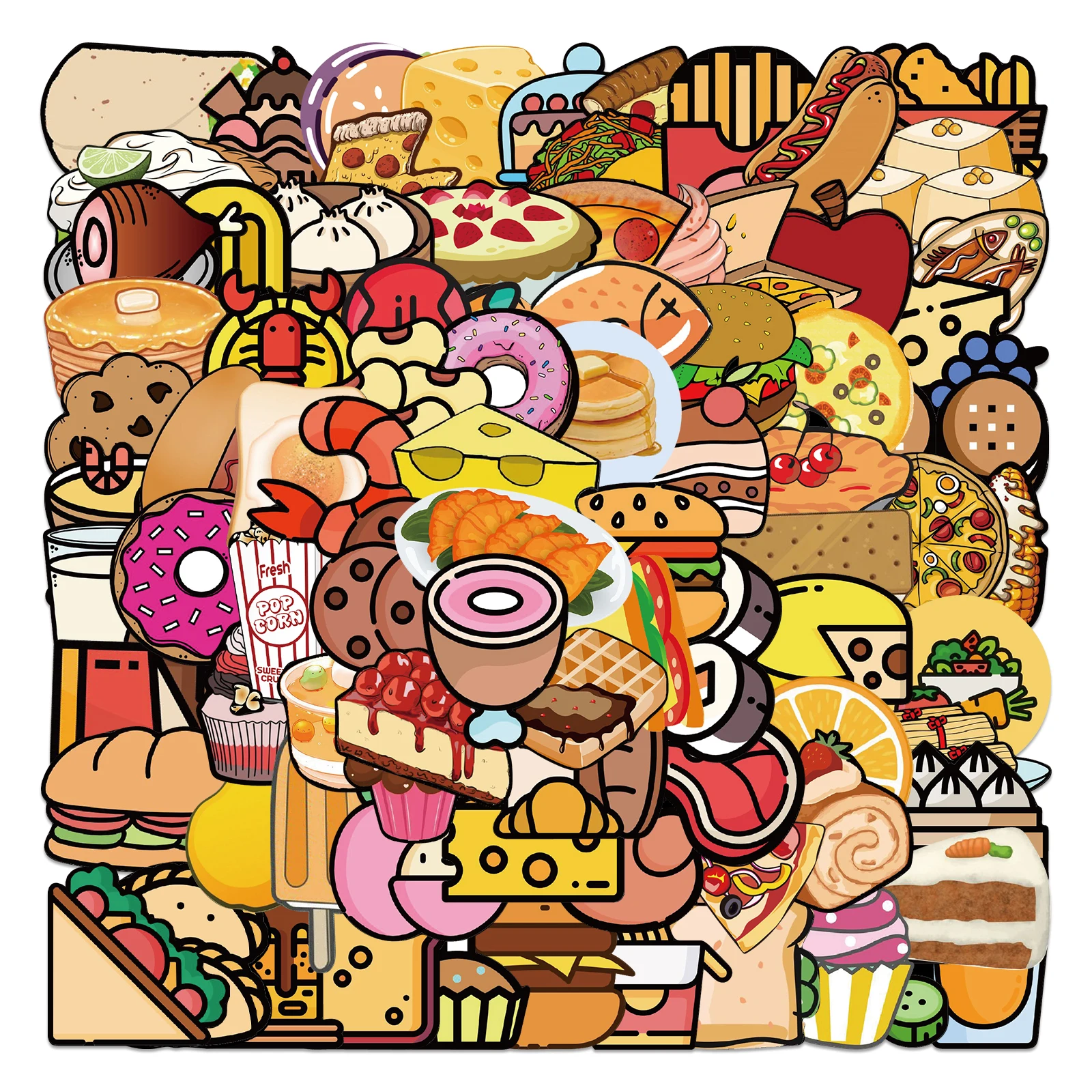 The Ultimate Guide to food chibi Stickers: Why These Tiny Food Icons ...