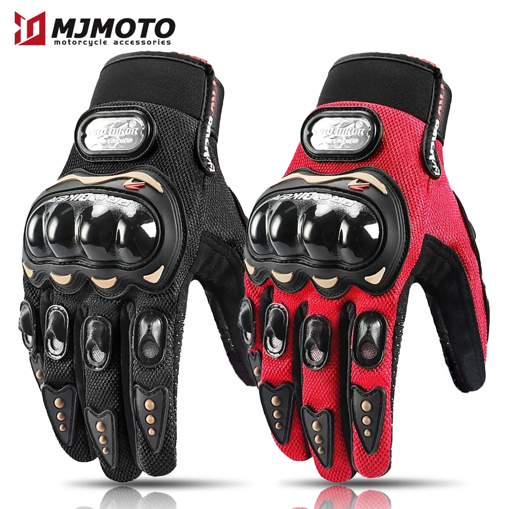 Motorcycle-Gloves-Summer-Riding-Breathable-Gloves-Hard-Knuckle ...