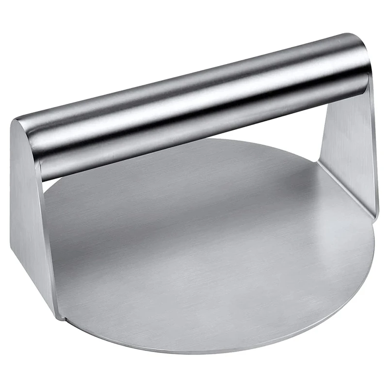 Stainless-Steel-Burger-Press-5-5-Inches-Round-Burger-Smasher-Non ...