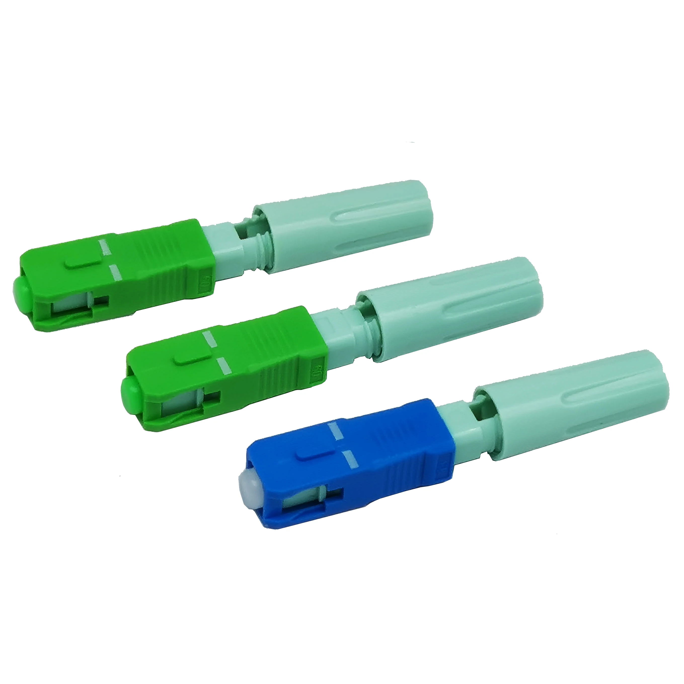 FTTH Embedded Fiber Optic Fast Connector SC APC Single Mode Fiber Optic ...