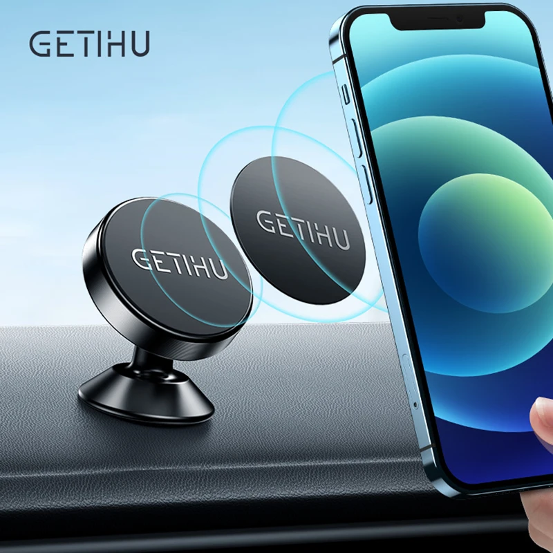 GETIHU-Magnetic-Car-Phone-Holder-Magnet-Smartphone-Stand-GPS-Support ...