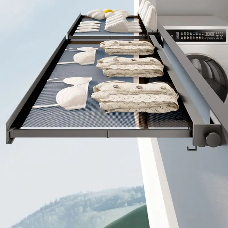 Invisible-Folding-Clothes-Drying-Rack-Foldable-Clothes-and-Hat-Rack ...