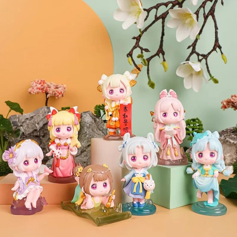 2025 New When The Spring Breeze Meets Bind Box Figure Mystery Box Cute ...