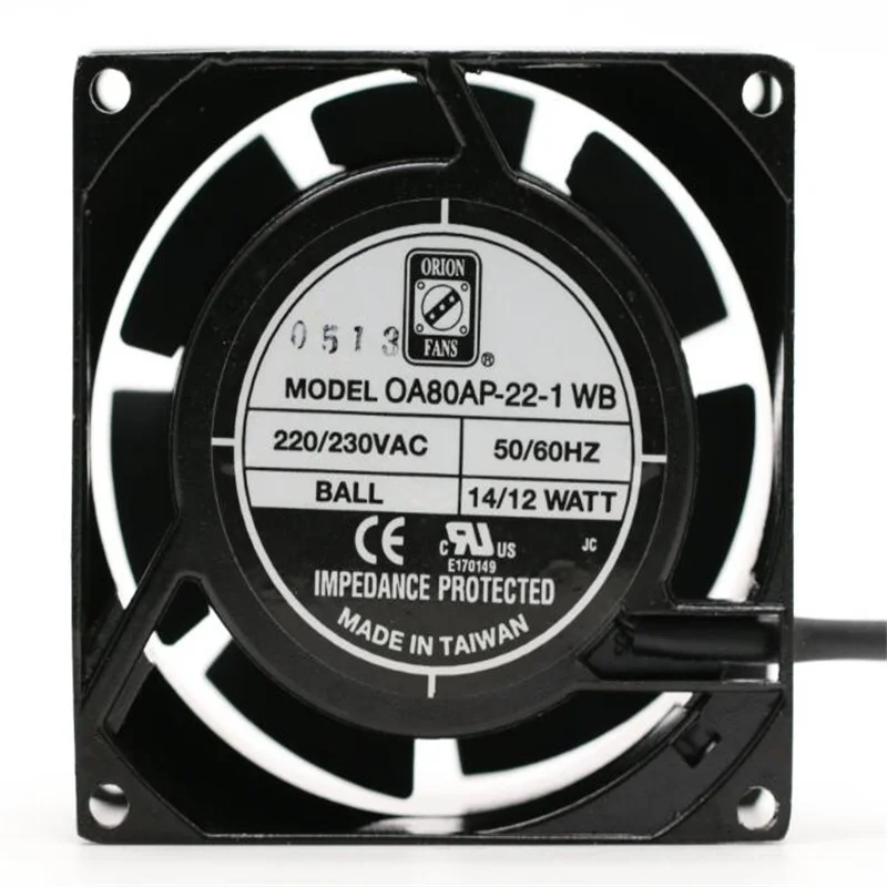 OA80AP-22-1WB 230V 8CM 8038 generator cooling fan - Uranful.com