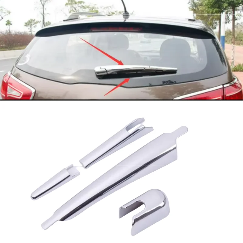 Plated Rear Wiper Cover Car Styling Auto Window Wiper Decoration ...
