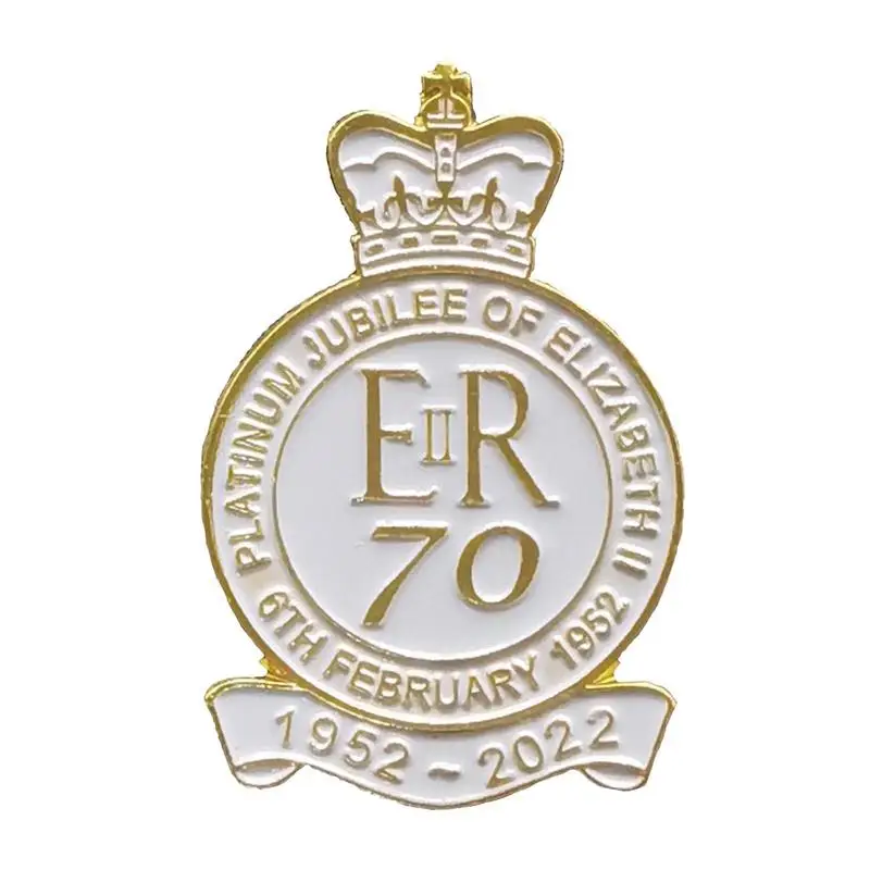 British Queen Elizabeth II Memorial Brooch Commemorate Queen Elizabeth ...