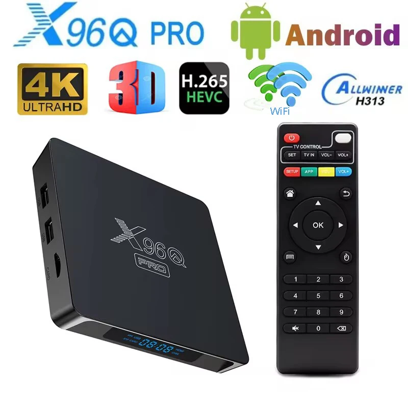 X96Q-Pro-Android-11-TV-Box-Media-Player-H313-Quad-Core-WiFi-HDR10-4K ...