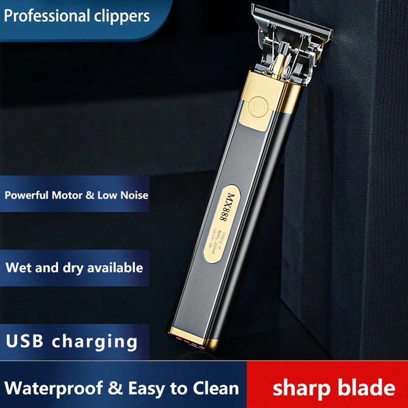 Electric-Cordless-Clipper-Hair-Cutting-Machine-Professional ...