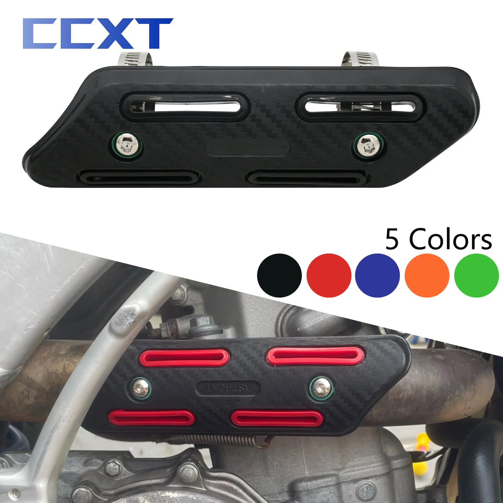 Motorcycle-Exhaust-Heat-Shield-Protector-Guard-Cover-For-KTM-SXF-EXCF ...