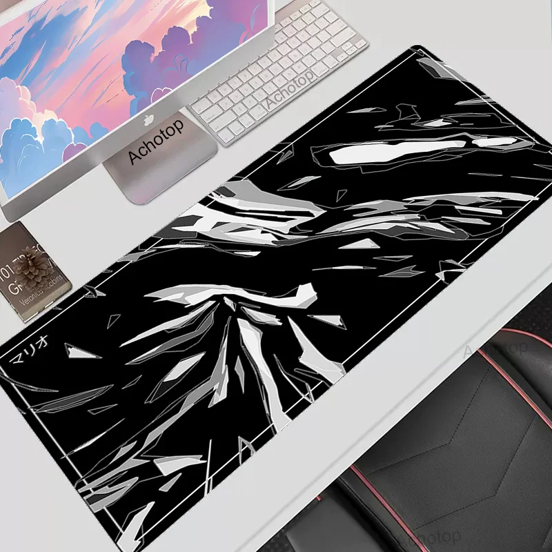 Large-Mouse-Pad-100x50cm-Big-Computer-Mousepad-Black-White-Art-Gaming ...