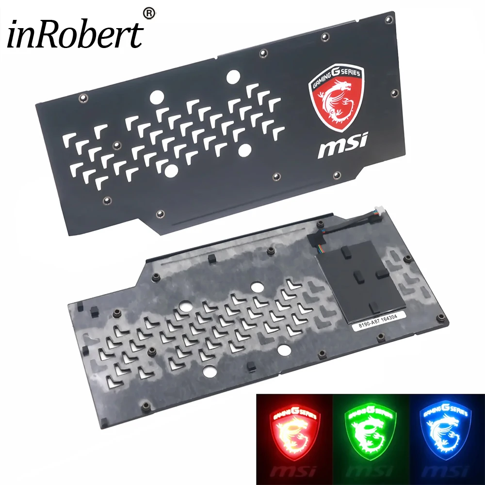 New-Backplate-For-MSI-GTX-1060-1070-1070Ti-1080-Gaming-Red-Dragon-QUICK ...