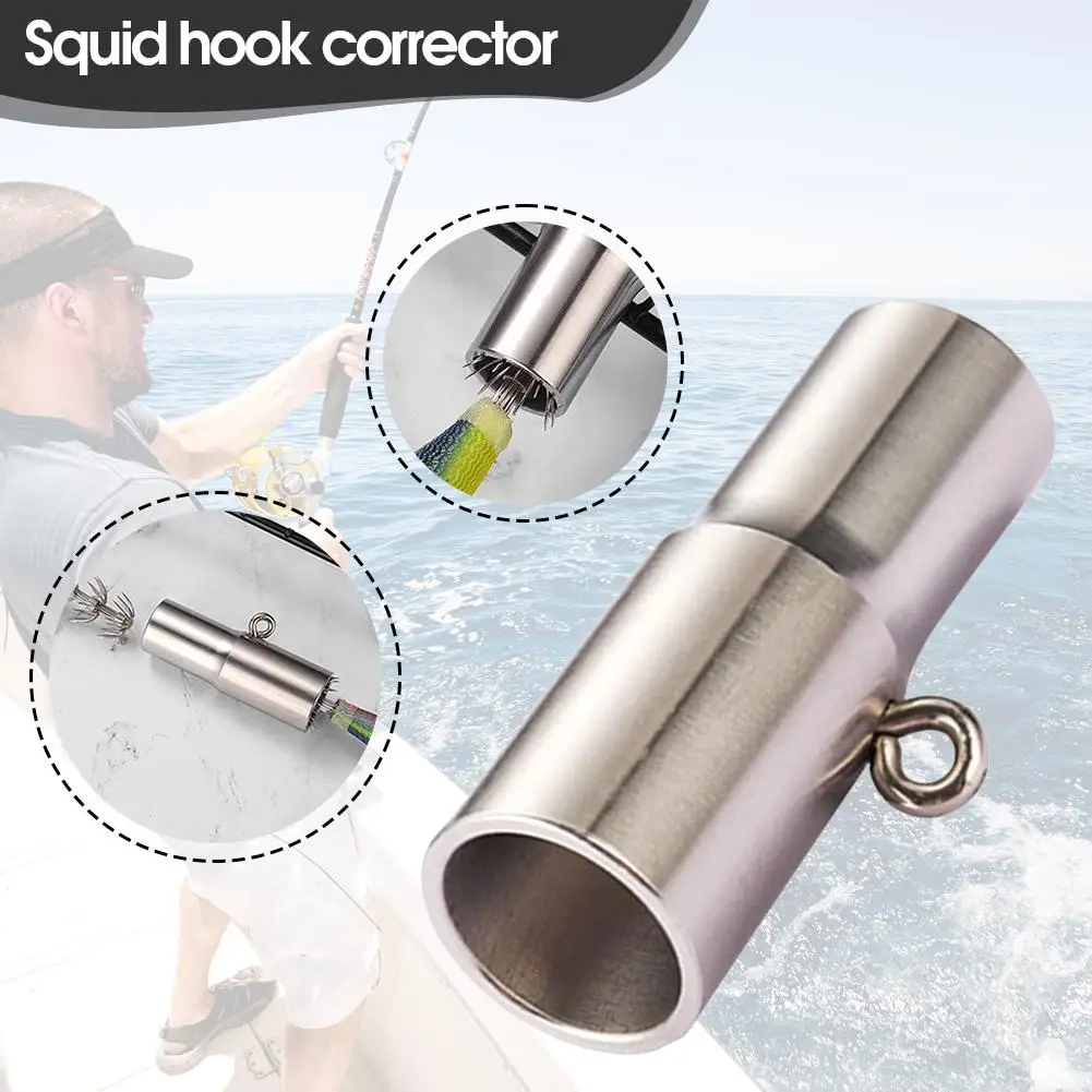 Squid Hook Corrector Stainless Steel Octopus Hook Straightening Tool ...