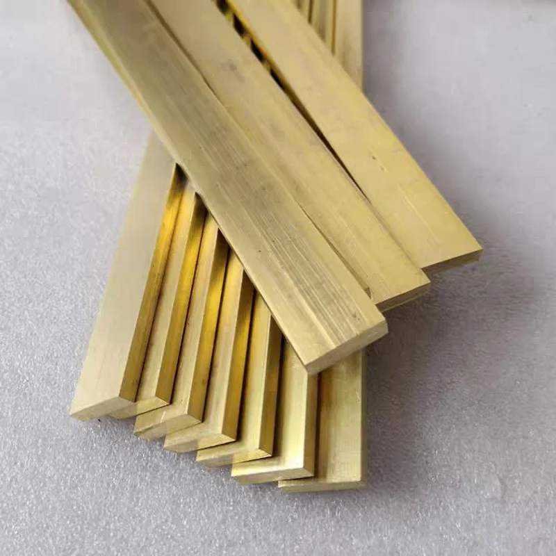 H59 Brass Flat Bar Plate Row Strip Thick 3mm 4mm 5mm 6mm 8mm 10mm 12mm ...