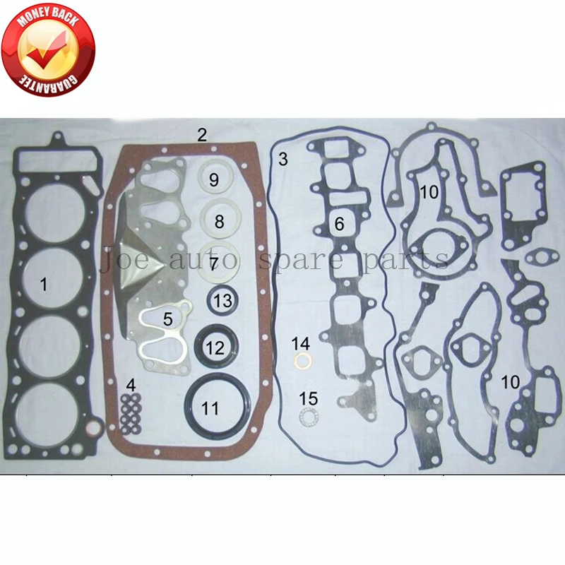 22R 22RE 22REC Engine Full gasket set kit for Toyota Land cruiser ...
