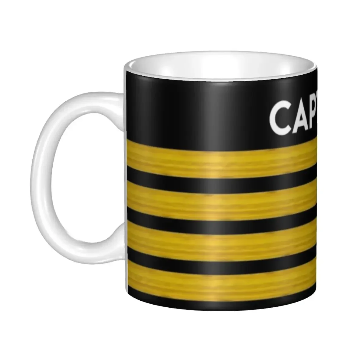 DIY-Captain-Stripes-Epaulettes-Ceramic-Mug-Personalized-Aviation ...