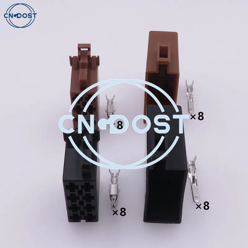 1-Set-8-Pin-Auto-CD-Wiring-Socket-Automobile-Radio-Speaker-Plug-Audio ...