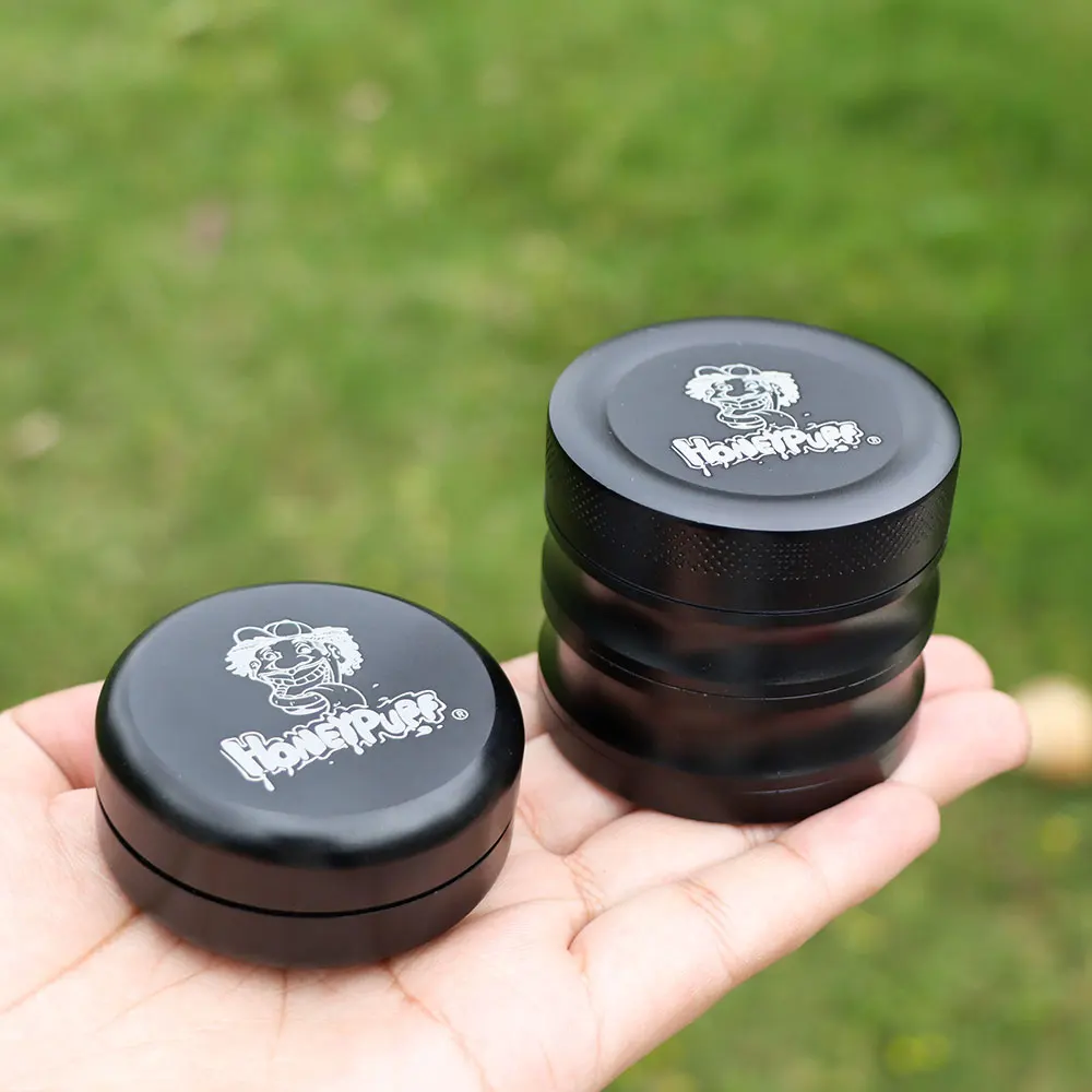 HONEYPUFF 56mm 4 Layers Aluminum Herb Metal Spicy Grinders+Aluminum ...