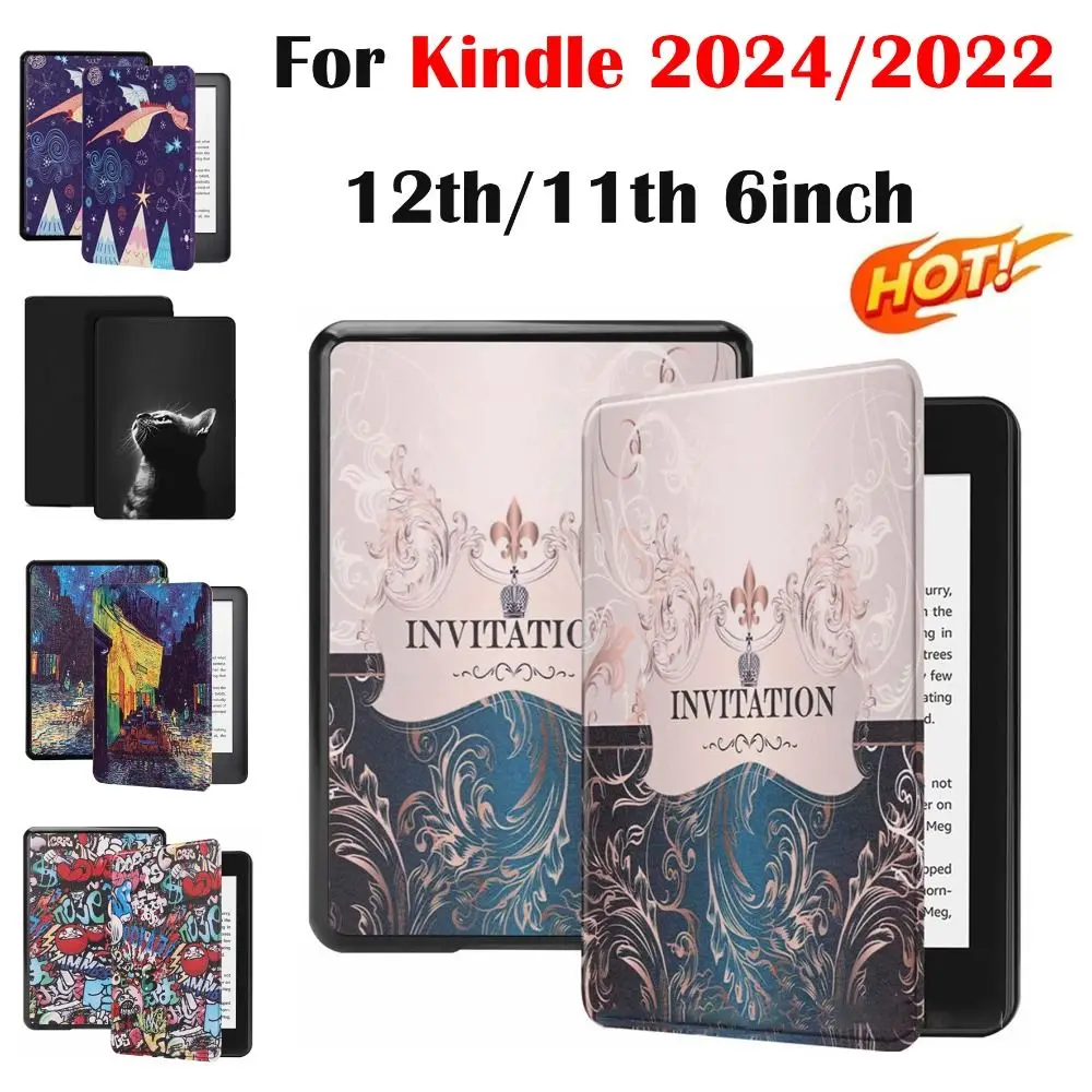 11/12th Generation 6 inch e-Reader Cover Leather C2V2L3 Protective Case ...