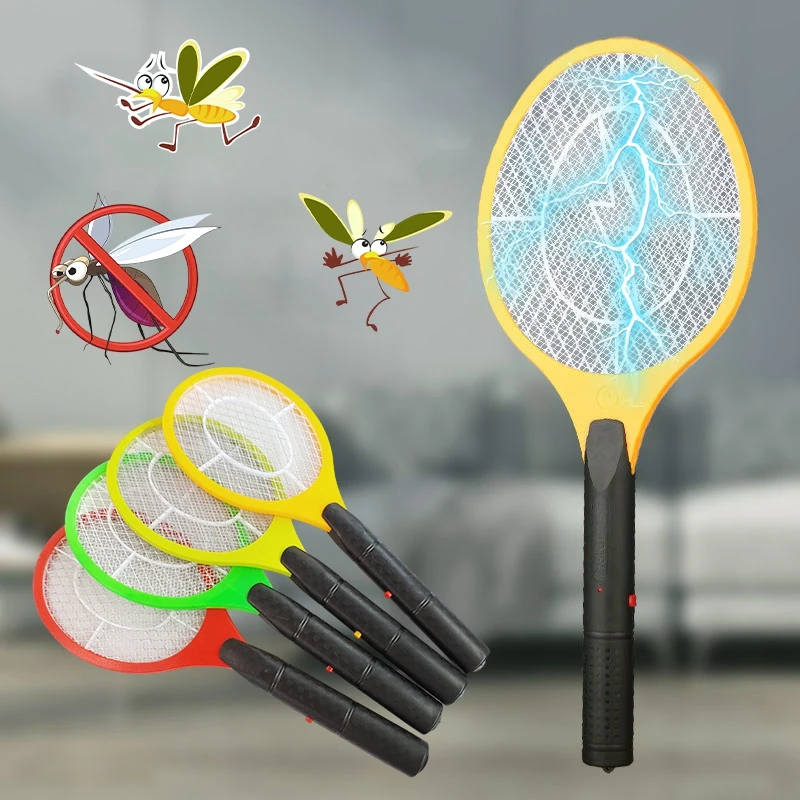 Electric Mosquito Swatter Mosquito Flies Killer Portable Home Handheld ...